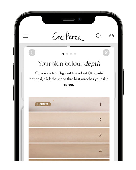 find my shade - Ere Perez Natural Cosmetics